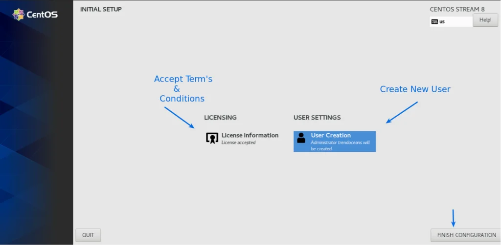How to Install CentOS Stream 8 x86_64 on VMware - TREND OCEANS