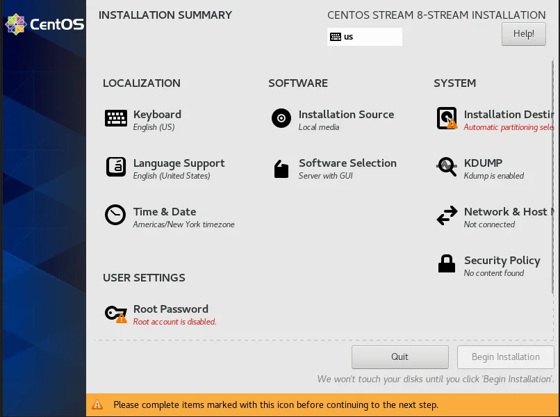How to Install CentOS Stream 8 x86_64 on VMware - TREND OCEANS