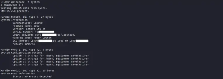 DMIDecode Command Guide with Examples - TREND OCEANS