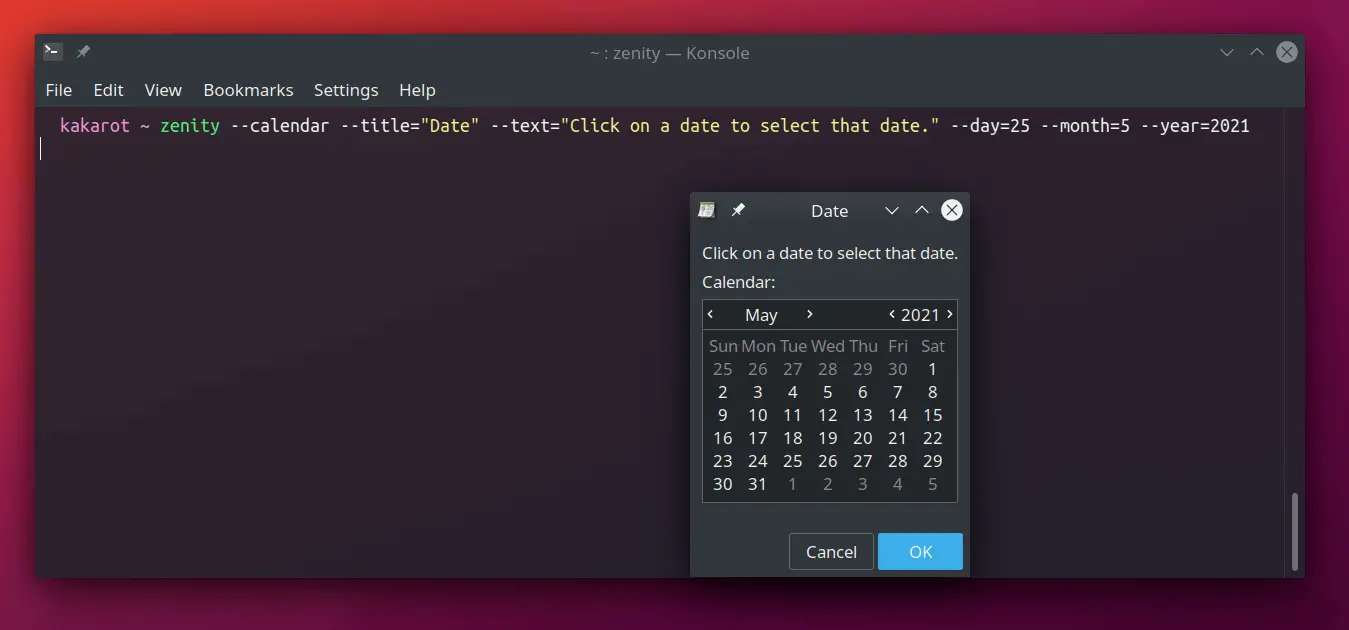 Zenity: Create Graphical (GTK+) Dialog Box in Command-line and Shell Scripts - TREND OCEANS