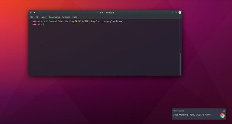 Notify-Send: Set Custom Desktop Notifications in Ubuntu - TREND OCEANS