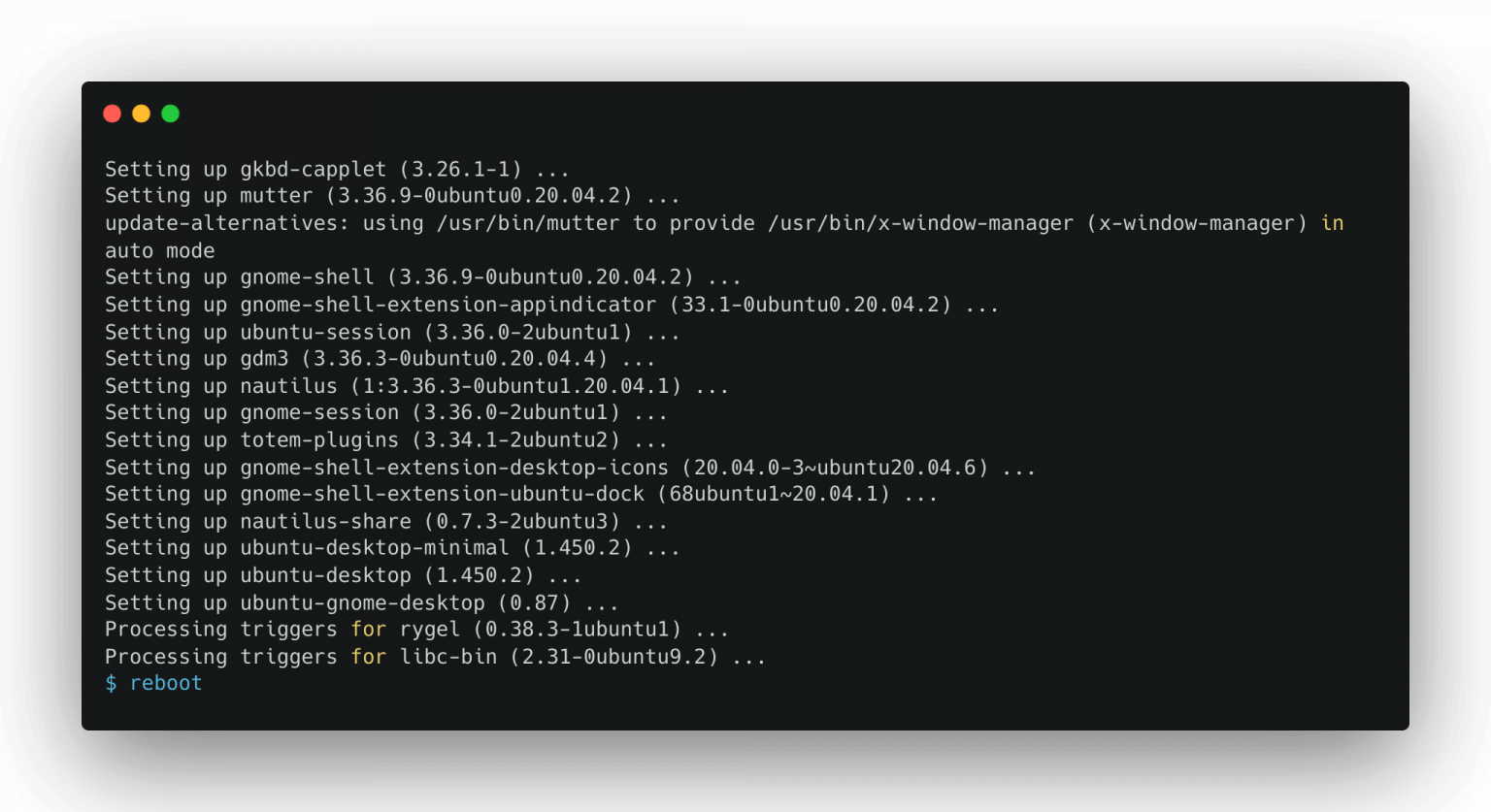 How to Install Ubuntu Desktop Environment - TREND OCEANS