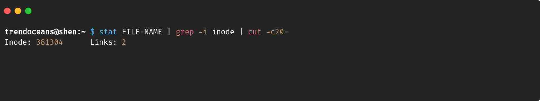Complete guide on Inode number in Linux with an examples - TREND OCEANS