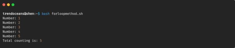 How to add or implement counter in bash scripting - TREND OCEANS
