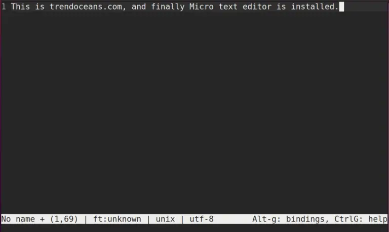Micro: Modern and Intuitive Terminal-Based Text Editor - TREND OCEANS Micro: Modern and Intuitive Terminal-Based Text Editor - TREND OCEANS