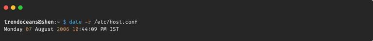 Date command usage in Linux - TREND OCEANS