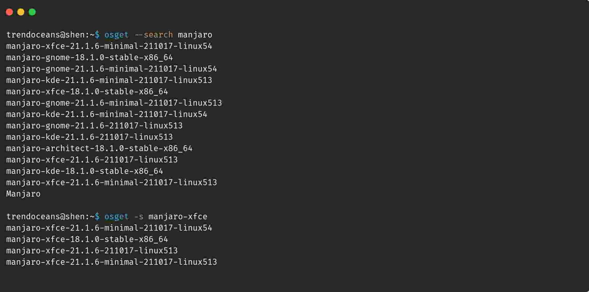 Download Linux distributions from a terminal using the OSGET utility ...