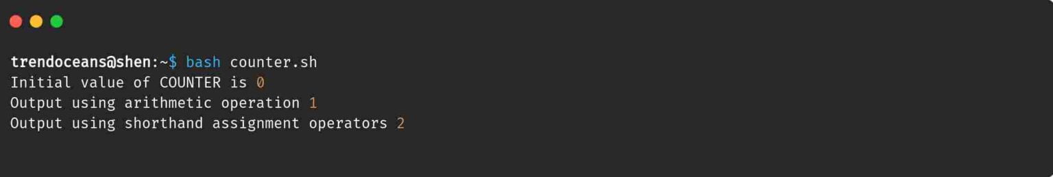 How To Add Or Implement Counter In Bash Scripting Trend Oceans