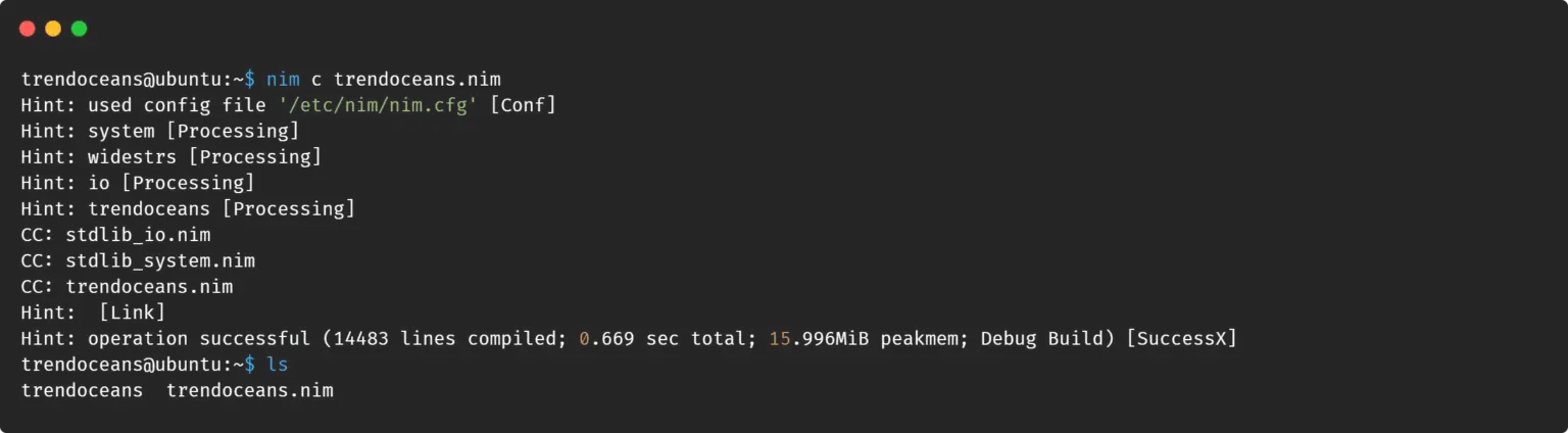 Install Nim Programming Language On Linux Trend Oceans