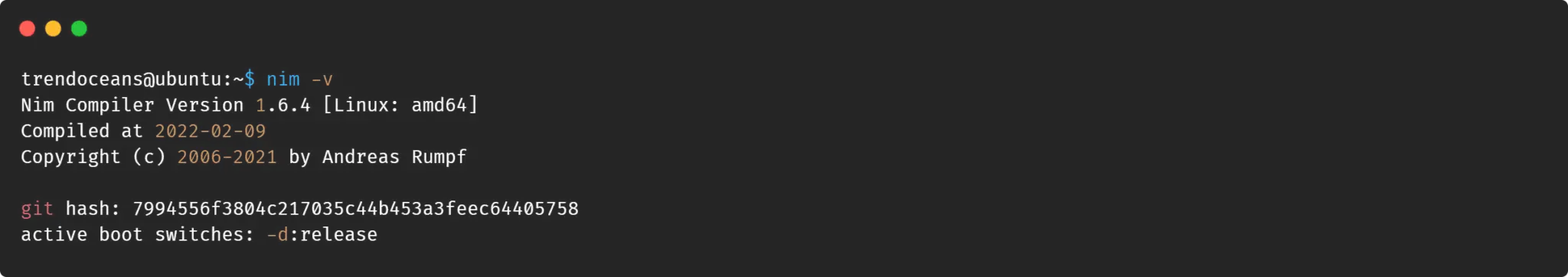 Install Nim Programming Language on Linux - TREND OCEANS