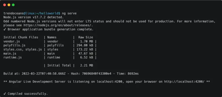 How to Install Angular Js on Linux - TREND OCEANS