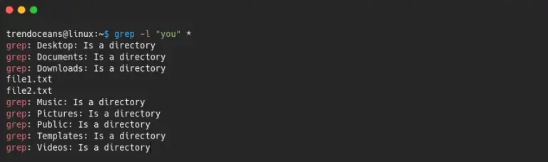 Grep Command with Examples - TREND OCEANS