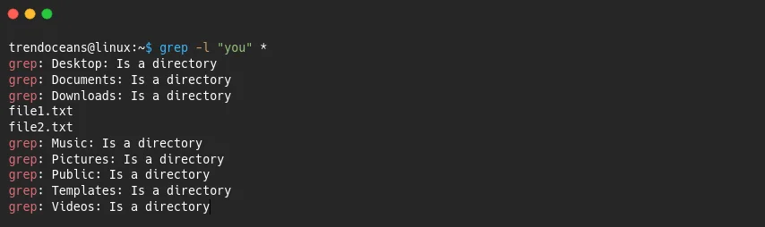 Grep Command with Examples - TREND OCEANS