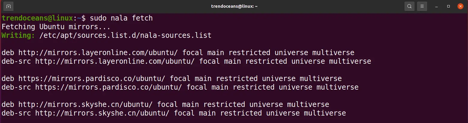 Nala A Beautiful And Structured Frontend For The Apt Command Trend