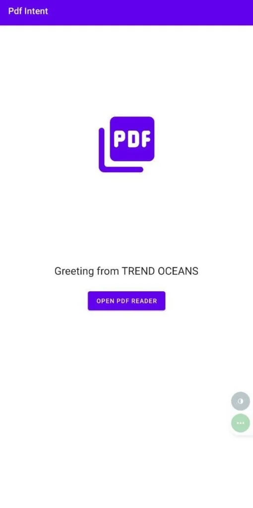 How to Open PDF Programmatically Using Intent in Android - TREND OCEANS