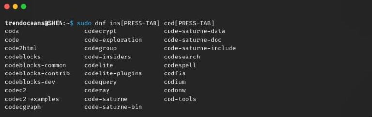 Enable Bash Auto Completion In Almalinuxrhel Trend Oceans 3987