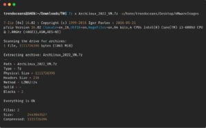 How to Extract a .7z Compressed File from Terminal in Linux - TREND OCEANS