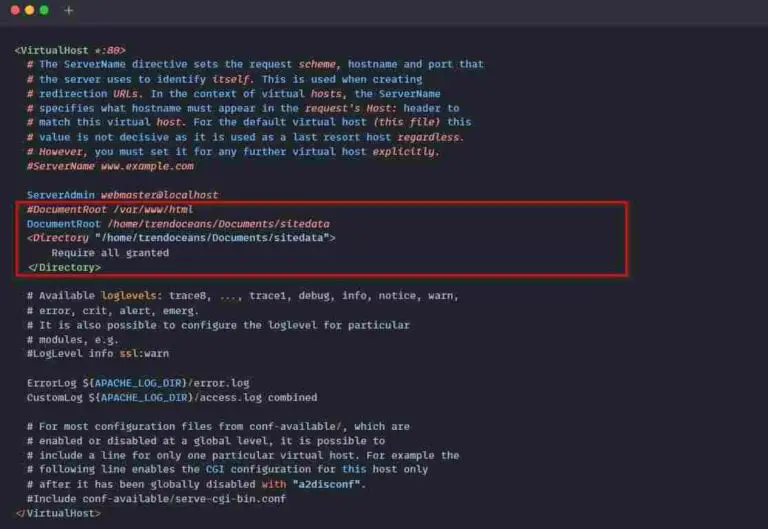How to Change Default Root Directory of Apache Web Server - TREND OCEANS