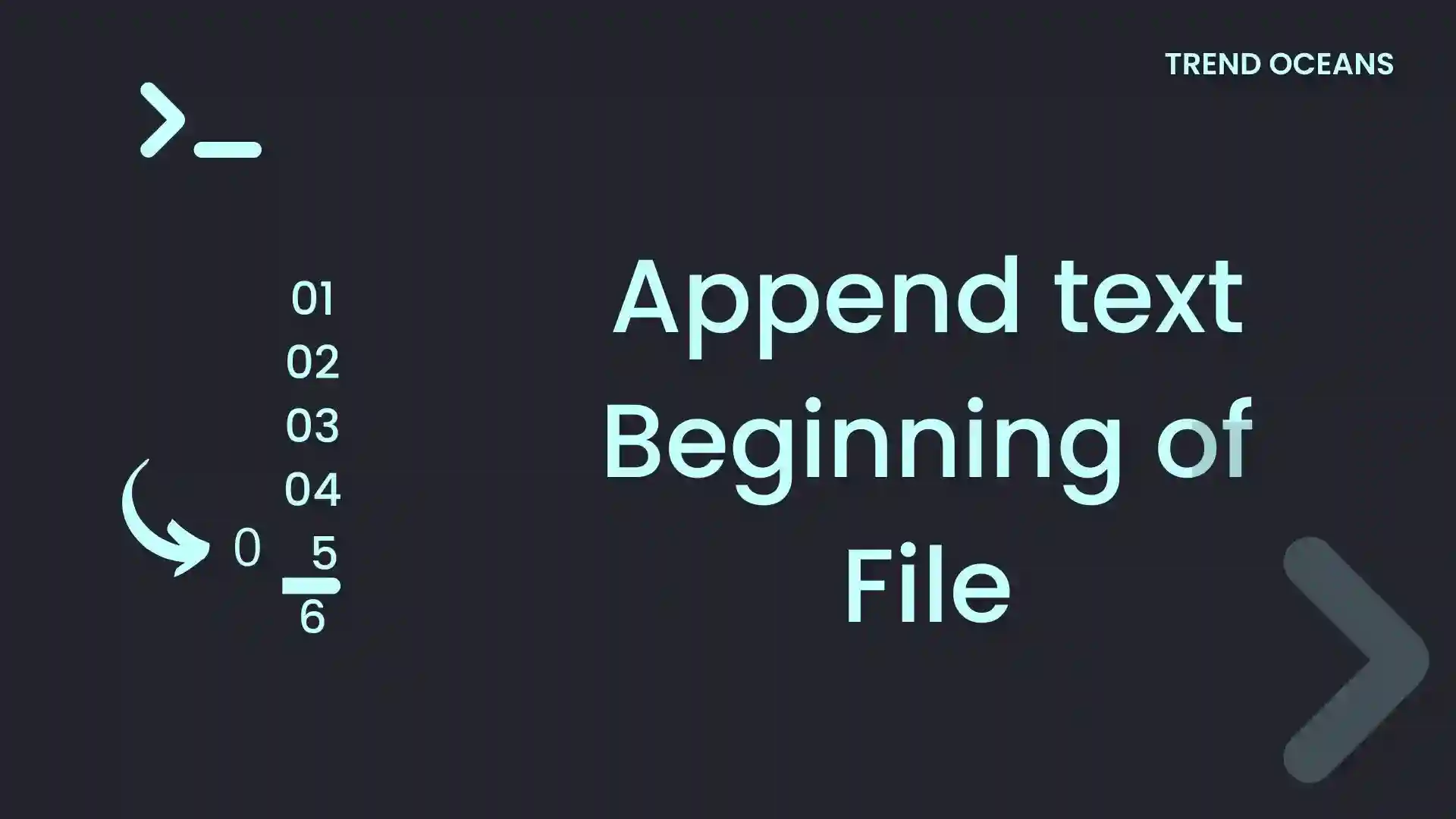 The Quickest Way To Append Text At The Beginning Of A File In Linux 