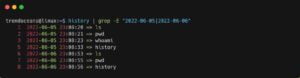 Display History with Date and Time in Linux - TREND OCEANS