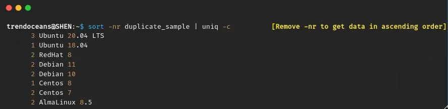 How to remove duplicate lines in a text file - TREND OCEANS