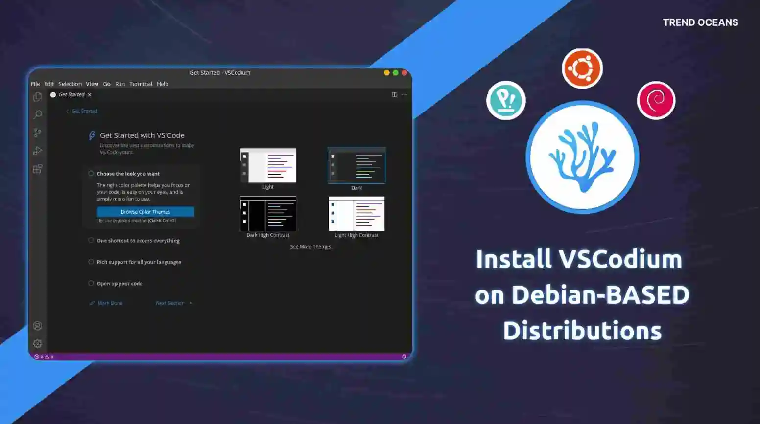 Install VSCodium Editor on Ubuntu, Pop!_OS, and all other Debian-based Distributions - TREND OCEANS
