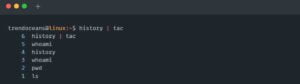 Linux History Command with Advance Examples - TREND OCEANS