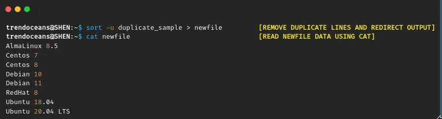 How To Remove Duplicate Lines In A Text File Trend Oceans