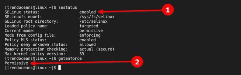 How to Disable SELinux Temporarily or Permanently in RHEL-Based Distributions - TREND OCEANS