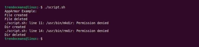 How to Restrict Script/Application Permission using AppArmor on Ubuntu/Debian - TREND OCEANS