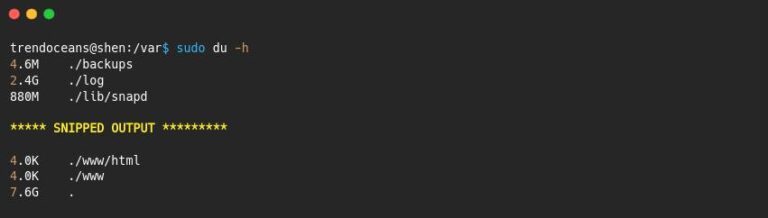 How to Find the Total Size of a Directory in Linux - TREND OCEANS