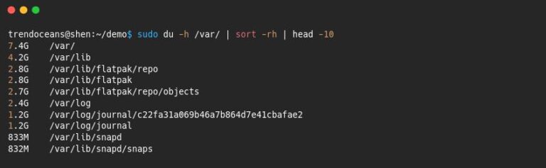How to Find the Total Size of a Directory in Linux - TREND OCEANS