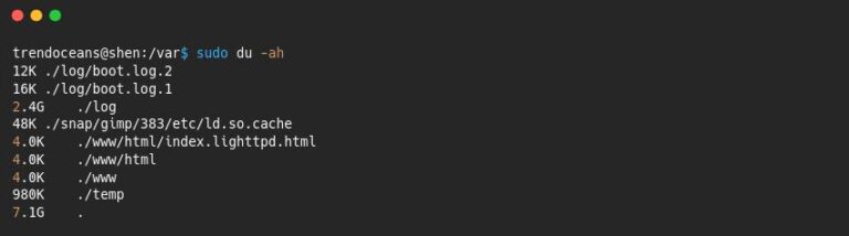 How to Find the Total Size of a Directory in Linux - TREND OCEANS