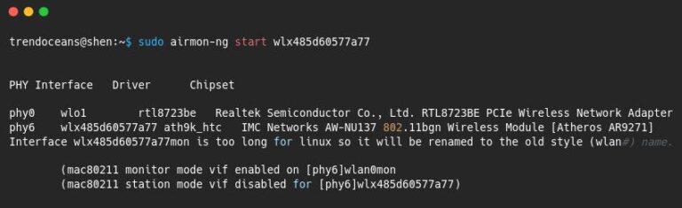 How to Start and Stop Monitor Mode in Linux - TREND OCEANS