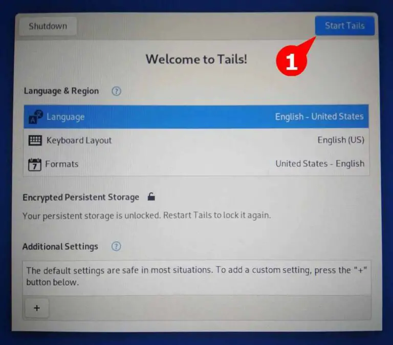 How to Create Persistent Tails Bootable USB on Linux - TREND OCEANS