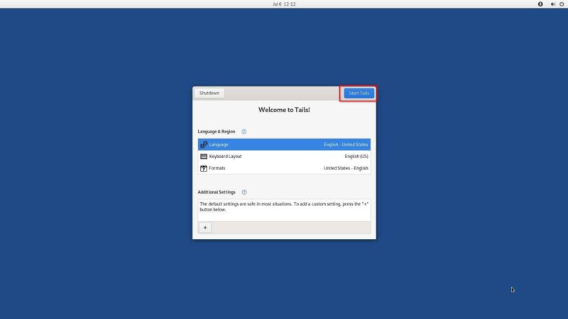 How to Create Persistent Tails Bootable USB on Linux - TREND OCEANS