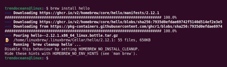 How to Install and Use Homebrew Package Manager on Linux - TREND OCEANS