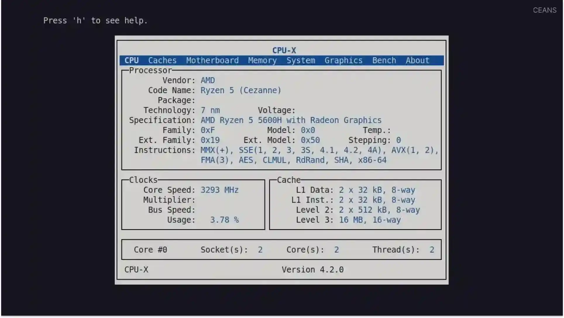 CPU-X: Find Your Linux Hardware Information in Pinch - TREND OCEANS