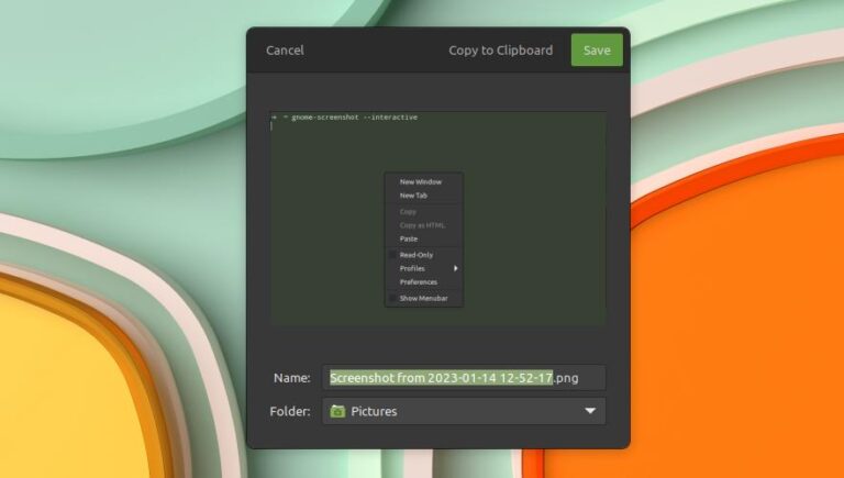 4 Simple Ways to Take Screenshots with the Context Menu in Linux - TREND OCEANS